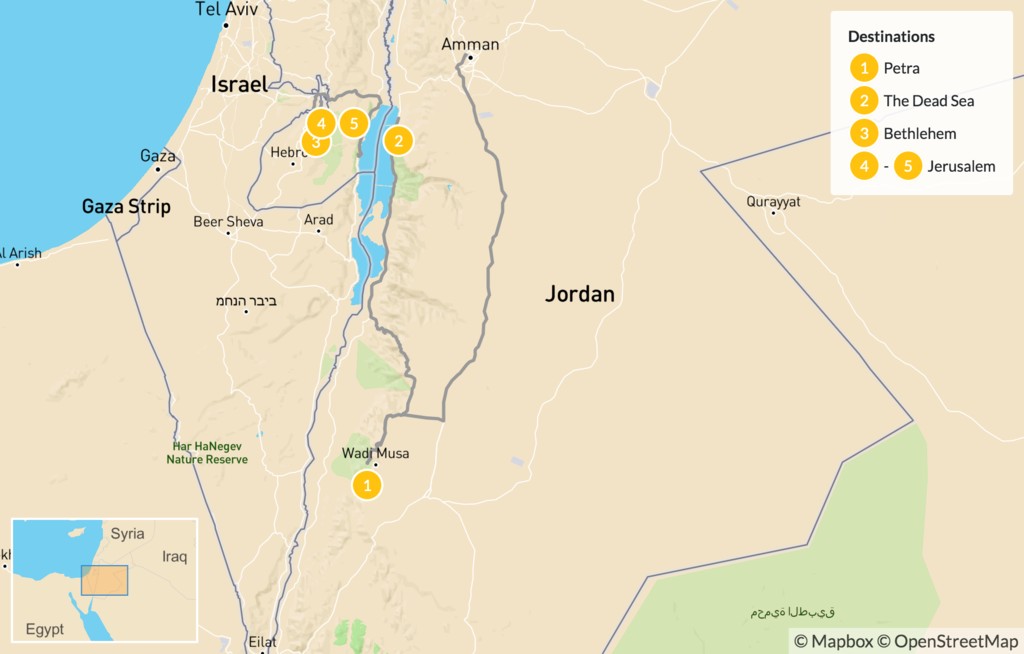 Eilat To Dead Sea Distance