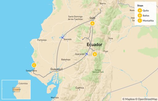 Ecuador Travel Maps - Maps to help you plan your Ecuador Vacation | kimkim