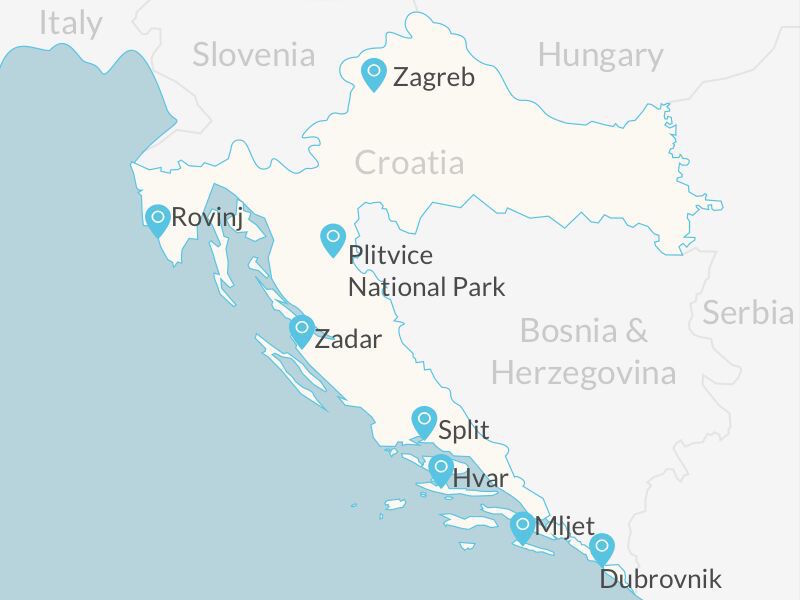 Best of the Dalmatian Coast - One Week Croatia Itinerary | kimkim